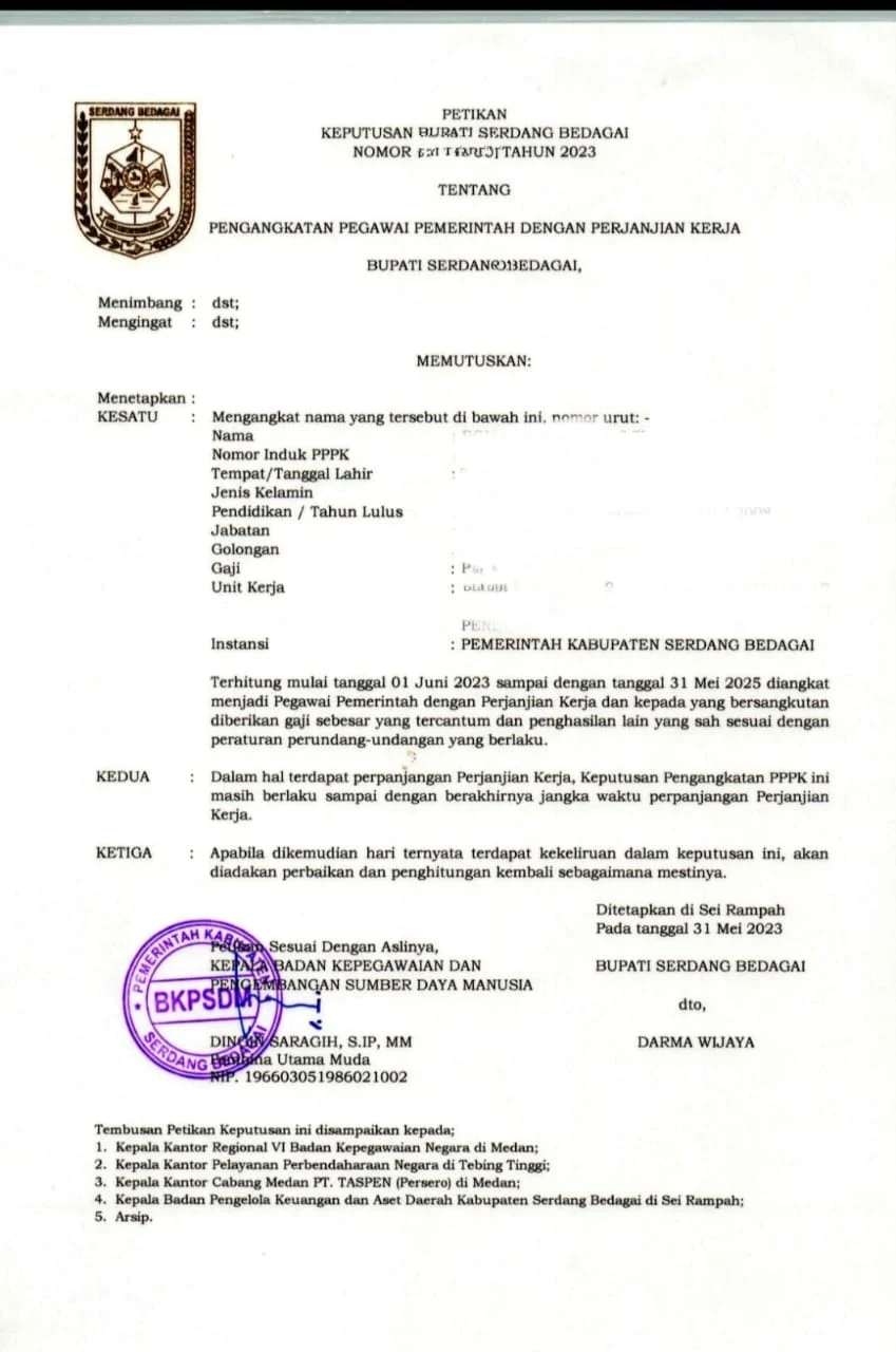 Ratusan Pegawai Gelisah, SK Pengangkatan Sebagai PPPK tahun 2023 Belum ...